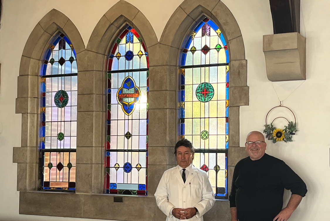 Historic church windows cleaned, restored in yearlong process – The ...